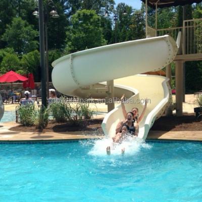 China Amusement Children Park Toys Fiberglass Backyard Pool Water Slide for sale