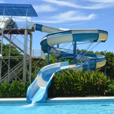 China Amusement Children Park Toys Fiberglass Backyard Pool Water Slide for sale
