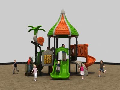 Cina ODM Parco giochi all'aperto per bambini giochi Playhouse scivolo d'acqua di plastica in vendita