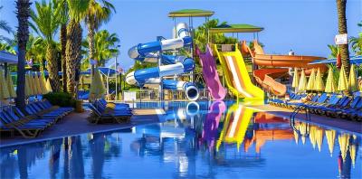 China Swimming Pool Fiberglass Water Slide for Adults Customized Color for sale