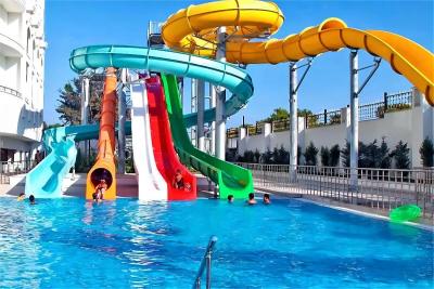 중국 18.5 KW 워터 파크 슬라이드 놀이 오락 오락 광강 슬라이드 야외 어린이용 판매용