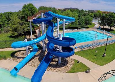 Chine Piscine pour enfants Carnaval Ride toboggan en fibre de verre à vendre