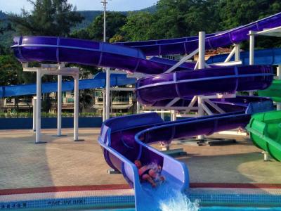 Chine Parcs d'attractions équipement de jeux aquatiques toboggan en fibre de verre pour adultes à vendre