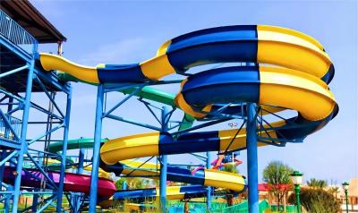 Cina Giochi per bambini all'aperto Parco di intrattenimento Piscina acquatica Scivolo in fibra di vetro in vendita