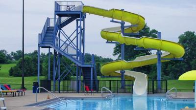 China Vergnügungspark Kinder Spiele Ausrüstung Kleines Spielplatz Wasserrutsche zu verkaufen