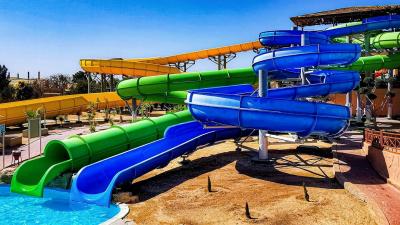 China Kids Water Park Playground Equipment Swimming Pool Water Game Slide for sale