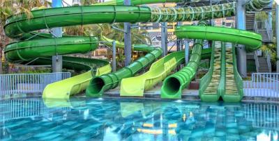 China Kids Water Game Park Playground Swimming Pool Play Area With Water Slide Set Design for sale