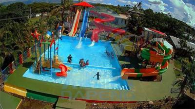 Cina Equipaggiamento per giochi di parco acquatico con scivolo d'acqua in fibra di vetro per bambini in vendita