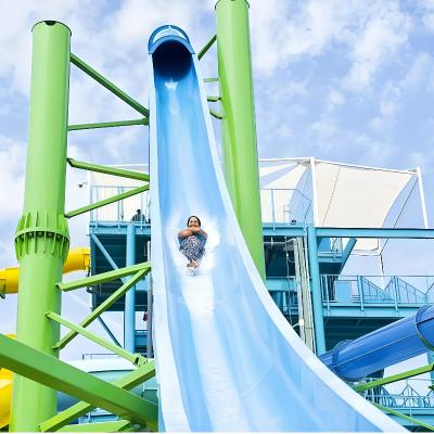 China Exciting High Speed Fiberglass Slide Customizable Combination Design  With Free 2D Design  With Installation Drawings Delivery Within 30 Days for sale