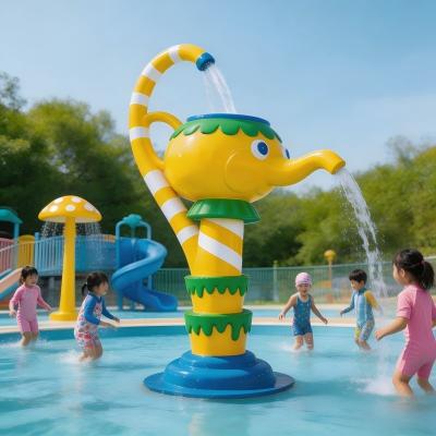 China Interactive Teapot Theme Kids Water Play Feature For Aqua Park Splash Pad And Children Pool Fun for sale