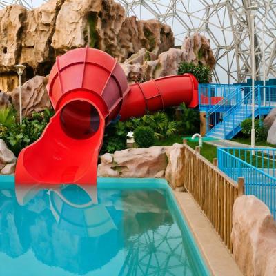 China Commercial Fiberglass Funnel Water Slide for Swimming Pool and Water Park for sale