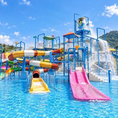 China Ocean Water Playground Fiberglass Structure Use For Outdoor Water Theme Park And Community Centers for sale