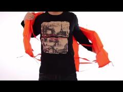 EPE écument gilet de vie commercial de natation orange de parc aquatique de gilets de sauvetage pour des adultes et des enfants