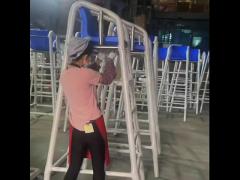 Maître nageur Chair Sliver +Blue d'acier inoxydable du parc aquatique 304 de Rts l'autre équipement de jeu de l'eau