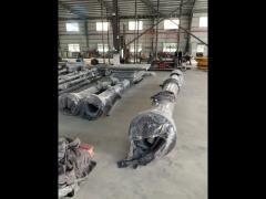 Fiberglass water slide supplies workshop display, Fiberglass water slide production