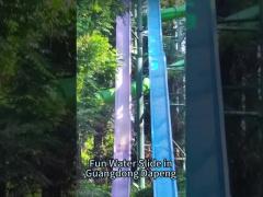 1.8M Mat Racer Water Slide Children FRP het Openluchtmateriaal van het Waterspel
