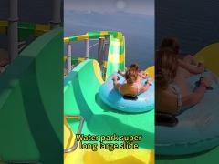 Kinderen Buitenwaterpark Glijbaan Speelplaats Speelruimte Accessoires Zwemglijbaan 8m Breedte