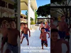 Altura combinado comercial da corrediça de água 7m da piscina de FRP para todas as idades