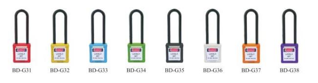 Best Safety padlock with Non-conductive and Plastic Shackle
