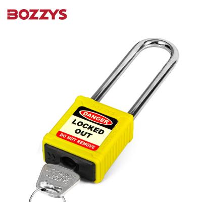 Chine 76mm Industrial Lockout Padlocks With Laser Coding Luminous Warning Label à vendre