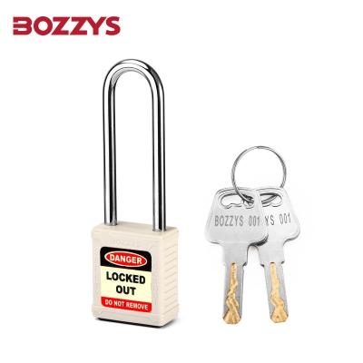 Chine OEM Key Retaining Function Safety Lockout Padlocks With 6.2*76mm Steel Shackle à vendre