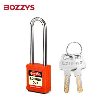 Chine 6*76mm Safety Lockout Padlock With Hardened Steel Shackle à vendre