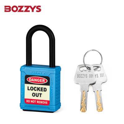 Chine Industrial Insulated Safety Lockout Padlock With 6.2*38MM Steel Nylon à vendre