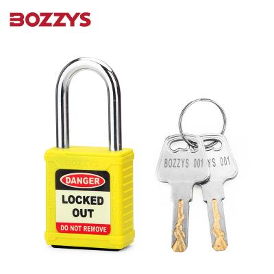Chine cadenas de lock-out de sécurité de 38mm avec la fonction de conservation principale de 6.2mm à vendre