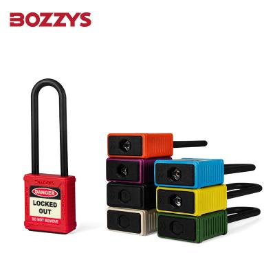 Chine Le meilleur cadenas de sécurité avec le dispositif d'accrochage non-conducteur et en plastique toutes couleurs disponibles, habituellement rouge et jaune à vendre