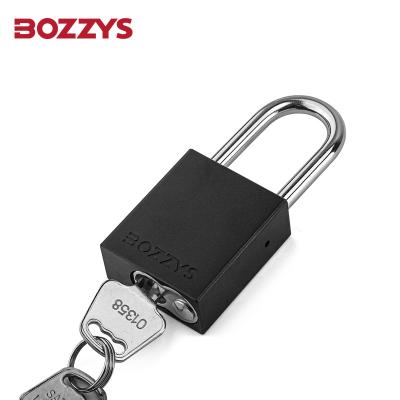 Cina Lucchetto in alluminio anodizzato con chiave allo stesso modo con grillo in nylon da 6 * 38 mm ad alta visibilità in vendita