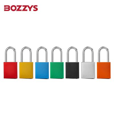 Cina Lucchetto in alluminio anodizzato con chiave allo stesso modo con grillo in nylon da 6 * 38 mm ad alta visibilità in vendita