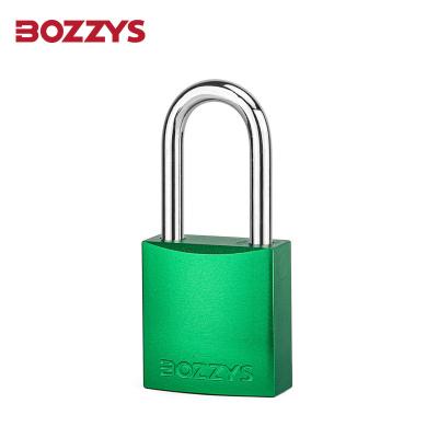 China Compact geanodiseerd aluminium hangslot met automatische pop-up sleutelbevestigingsfunctie Te koop