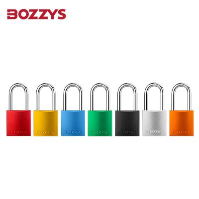 China Compact geanodiseerd aluminium hangslot met automatische pop-up sleutelbevestigingsfunctie Te koop