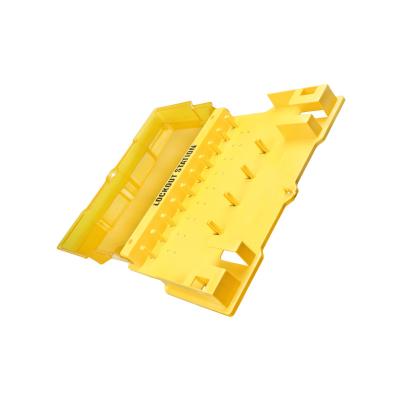 Cina Attrezzatura gialla di Tagout di serrata con il materiale di plastica del PC di ingegneria in vendita