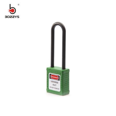 Cina BOSHI Industrial Equipment 76mm Plastic Shackle Safety Lockout Padlock in vendita
