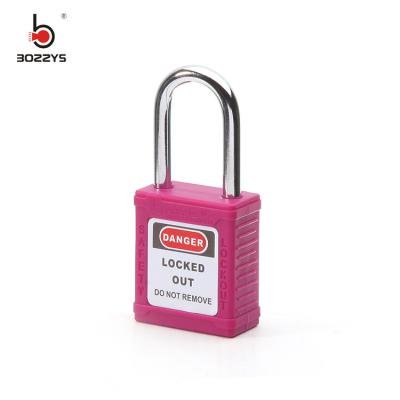 China BOSHI OEM Color ABS Safety Padlock with Master Key à venda