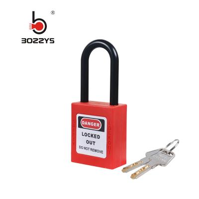 Cina BOSHI Cheap Price Custom All Color Shackle Material Steel A3 38Mm Safety Padlocks in vendita