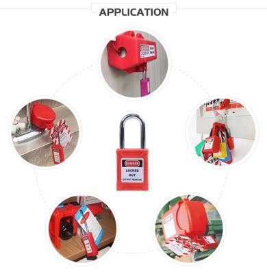 Cina BOSHI Cheap Price Custom All Color Shackle Material Steel A3 38Mm Safety Padlocks in vendita