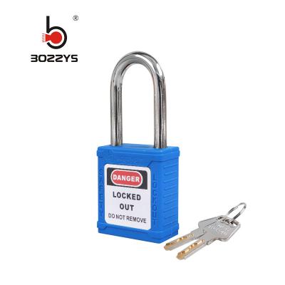 Cina dust- proof keyed alike safety padlock with steel shackle in vendita