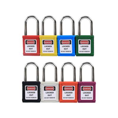 Cina dust- proof keyed alike safety padlock with steel shackle in vendita