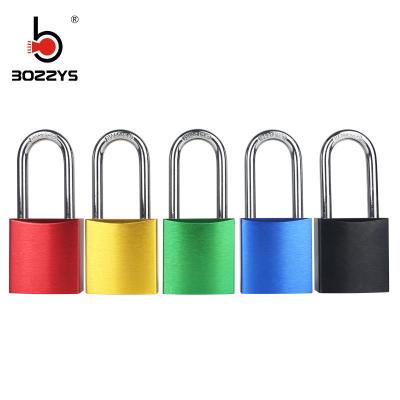 Cina Bozzys China Factory Anti-Open Shackle Aluminum Lock Body Safety Padlock BD-A30 in vendita