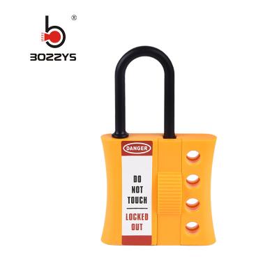 China Nylon Lockout Hasp for 4 Hole Diameter Thin Shackle OEM Acceptable à venda