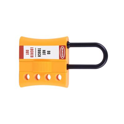 China Nylon Lockout Hasp for 4 Hole Diameter Thin Shackle OEM Acceptable à venda
