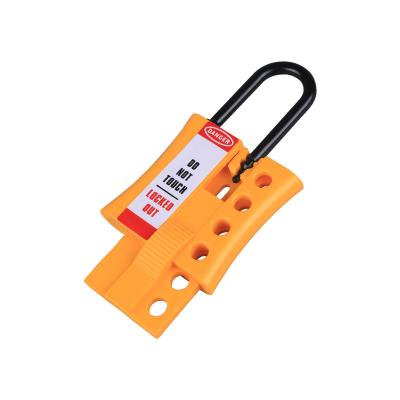 China Nylon Lockout Hasp for 4 Hole Diameter Thin Shackle OEM Acceptable à venda