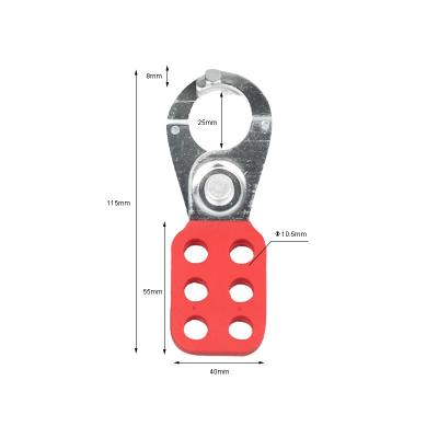 Cina BOSHI Safety Lockout/Tagout Steel Hasp with Hook 1