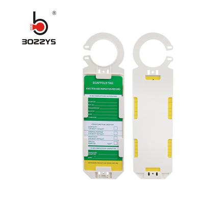 Cina BOSHI China Supplier Scaffold Lockout Safety Warning Tags in vendita