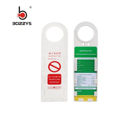 China BOSHI Wholesale Customized Safety Lockout Tagout Warning Tags à venda