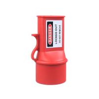 China Industrial Waterproof Socket Lockout , Electrical Plug Cover Lockout for sale