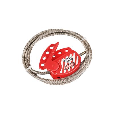 Cina Factory Direct Sale Adjustable Nylon PA Safety Universal Cable Lockout in vendita