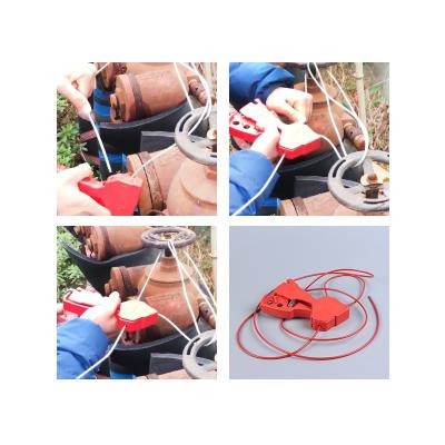 China adjustable design stainless steel cable lock Te koop